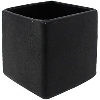25mm (1") Square Rubber FEET STOPPERS Tips FERRULES CAPS for Table and ...