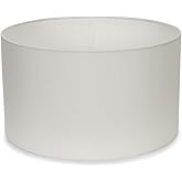 MiniSun | Large Modern Cream Boucle Drum Light Shade | Lamp Shades ...