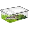 Reptile Feeding Box, Transparent Reptile Terrarium Box, Insects Feeding ...