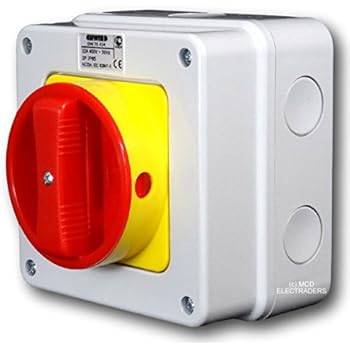 Gewiss GW70434 Rotary Isolator Switch Double Pole 32 Amp: Amazon.co.uk ...