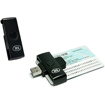 ACS ACR38U-N1 PocketMate Small Foldable USB Smart Card Reader for ...