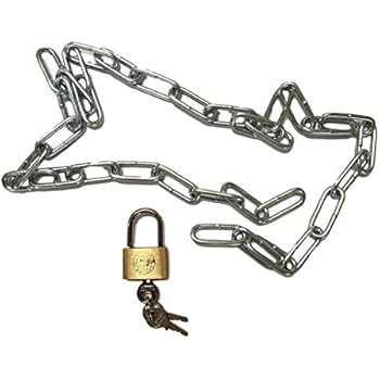 ABUS BKW Chain Attachment Set for 30/ 50mm Padlock: Amazon.co.uk: DIY ...