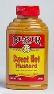 Beaver Brand Sweet Hot Mustard 368g: Amazon.co.uk: Grocery