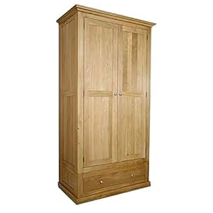 Solid Light Oak Wardrobe | Light Oak Bedroom Furniture | HFL.CO ...