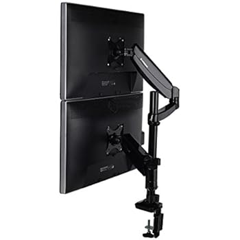 FLEXIMOUNTS stacking monitor Vertical Dual Monitor Mount LCD arm,Full ...