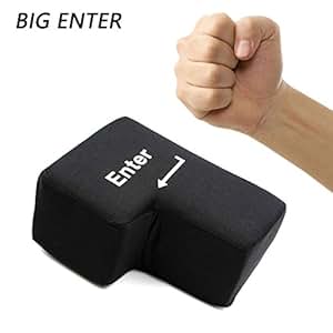 USB Big Enter Key Table Pillow , HLHome USB Button: Amazon.co.uk ...
