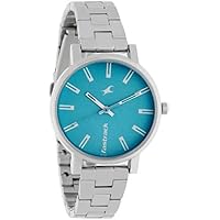 Fastrack Quartz Analog White Dial Stainless Steel Strap Watch for Girls ...