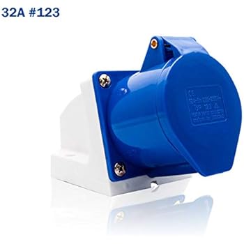 Gewiss GW66015 Horizontal Interlocked Socket Outlet, IP44, 6 Reference ...