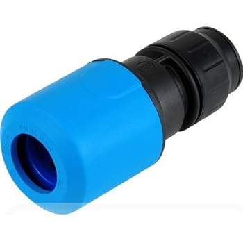 MDPE WATER PIPE COMPRESSION FITTING 25MM X 15MM CONVERSION REDUCER PUSH ...