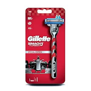 Buy Gillette Mach 3 Turbo Manual Shaving Razor Online at Low Prices in ...