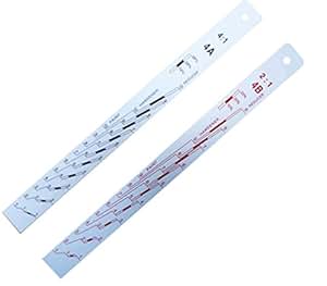 Paint Mixing Stick Aluminium Measuring Stick 4:1 & 2:1 Ratio 1x Stick ...