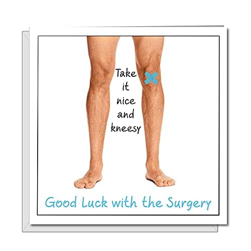 Knee Replacement Surgery Card - Funny, humorous, fun - Congratulations ...