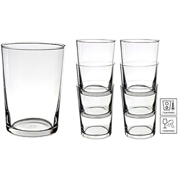 Bormioli Rocco Bodega drinking glass Maxi 510ml, 12 Glasses: Amazon.co ...