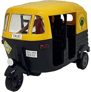 Buy Auto Rickshaw Toy for Kids Pull Back Action Mini Auto Rickshaw Mini ...