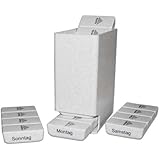 Tablettendispenser Medikamentendispenser für einen Tag: Amazon.de ...