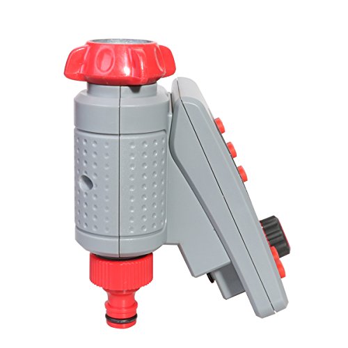 Aqualin Water Timer with Solenoid Valve Digital Irrigation Timer Garden ...