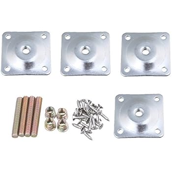 Plaques de fixation M8 pour meubles, Design plat idéal pour poser sur ...