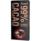 Amul 99% Cacao Chocolate, 125g (Pack of 2) : Amazon.in: Grocery ...
