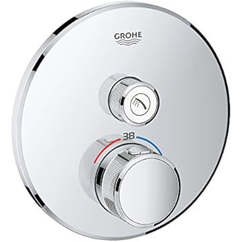 GROHE 29118000 | Grohtherm SmartControl Thermostat Concealed | Round ...