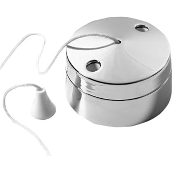 Bathroom Ceiling CHROME Light Pull Cord Switch Pullcord: Amazon.co.uk ...