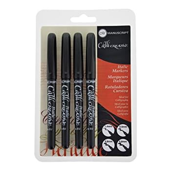 Papermate Berol Italic Calligraphy Lettering Pens Pack of 2 Pens ...