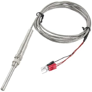 SODIAL (R) PT100 Sensore di temperatura di controllo termocoppia Sonda ...