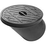 Underground Drainage Oval Rodding Eye - Plastic 110mm Black Rodding Eye ...