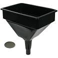 Large Heavy Duty Funnel with Filter Fuel Garage Petrol Oil Diesel Bus ...