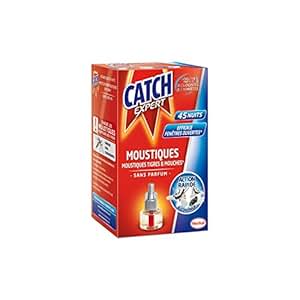CATCH Recharge Diffuseur Electrique Anti-moustiques Liquide sans Parfum ...