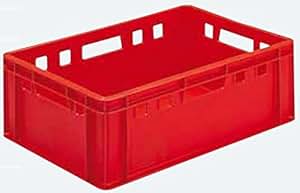 Euro - Meat Box E1/E2/E3 Red and Lid E2 (40x60x20cm): Amazon.co.uk ...