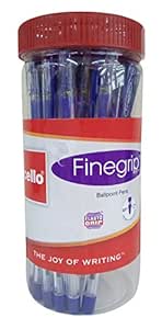 Cello Finegrip Ballpoint Pen - Blue, Pack of 25 : Amazon.in: Office ...
