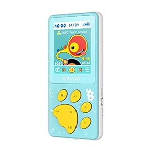 Wiwoo 8GB Lecteur MP3 pour Enfant, Lecteur Digital Audio Portable avec ...