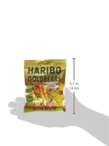 Haribo Halal Sweets Goldbears, 100 g, Pack of 24
