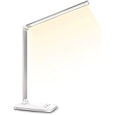 Lacmisc bureaulamp LED 6W kantoor tafellamp 5 kleuren en 10 ...