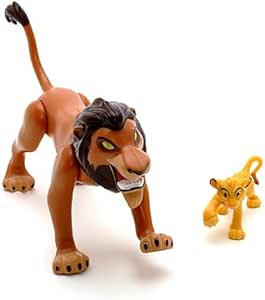 Lion King Movie Scar and Young Simba Figure Set: Amazon.co.uk: Toys & Games