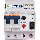 Microtail Digital ELCB Single Phase 63 Amp 2 Pole ELCB + RCCB + ISI ...