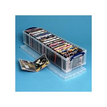 DVD Storage plastic Boxes (5 Pack) Holds 36cd's Per Box = 180 ...