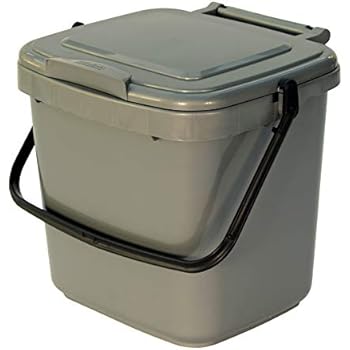 Large Compost Caddy - Green - for Food Waste Recycling (23 Litre) - 23L ...