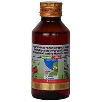 Ascoril D Plus - Bottle of 100 ml Syrup : Amazon.in: Health & Personal Care