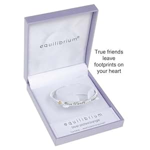Equilibrium Jewellery - Silver Plated Friends Bangle: Amazon.co.uk ...
