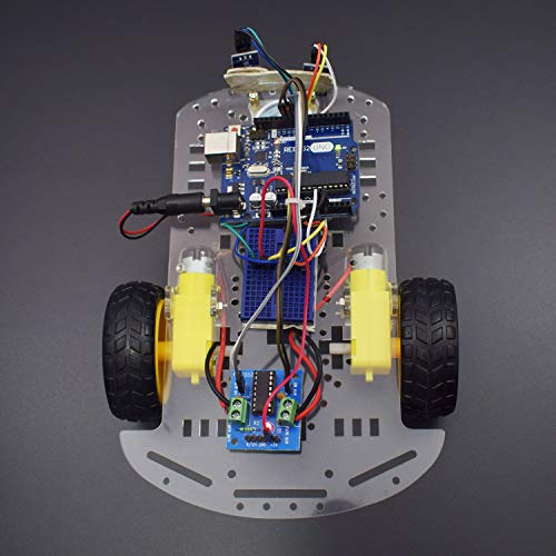 Buy REES52 Line Following Robot Smart Car Kit with L293D Motor Driver IC, IR Module, ARDUINO UNO ...