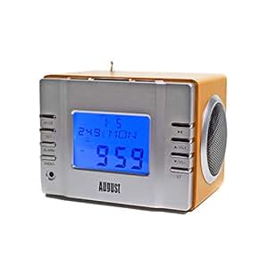 Clock Radio with MP3 Alarm - August MB300 - Wake to your Favourite ...