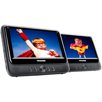 Nextbase NB49AC / SDV49AC Twin 9-inch Portable DVD Players with Car Kit ...