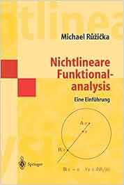 Nichtlineare Funktionalanalysis: Eine Einführung: Amazon.de: Michael Ruzicka: BÃ¼cher