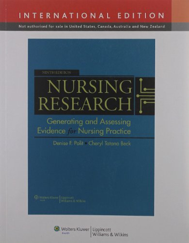 Nursing Research: Generating and Assessing Evidence for Nursing ...