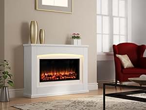 Richen Elektrokamin EF160B-MT160B Elektrischer Kamin (2000W, LED ...