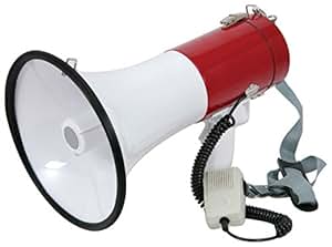 Pro Megaphone with Siren | 30W: Amazon.co.uk: Musical Instruments