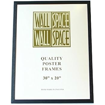 Wall Space 30x20 Black Photo Frame - 30 x 20 inch Wooden Poster Frame ...