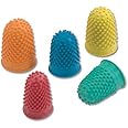 Pack of 15 Coloured Assorted Size Rubber Finger Cones Thimblettes 3 of ...