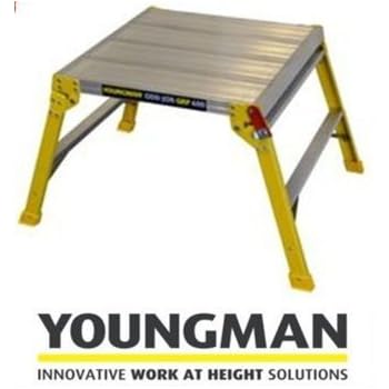 Youngman Odd Job GRP 600 Fibreglass Hop Step Up Work Platform Step ...